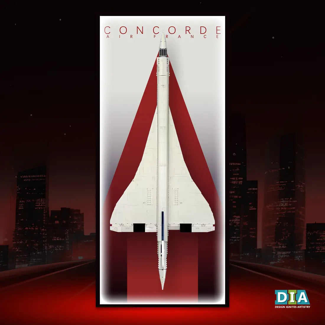 🌟 Showcase Your LEGO ICONS Concorde (10318) in Style: Introducing the