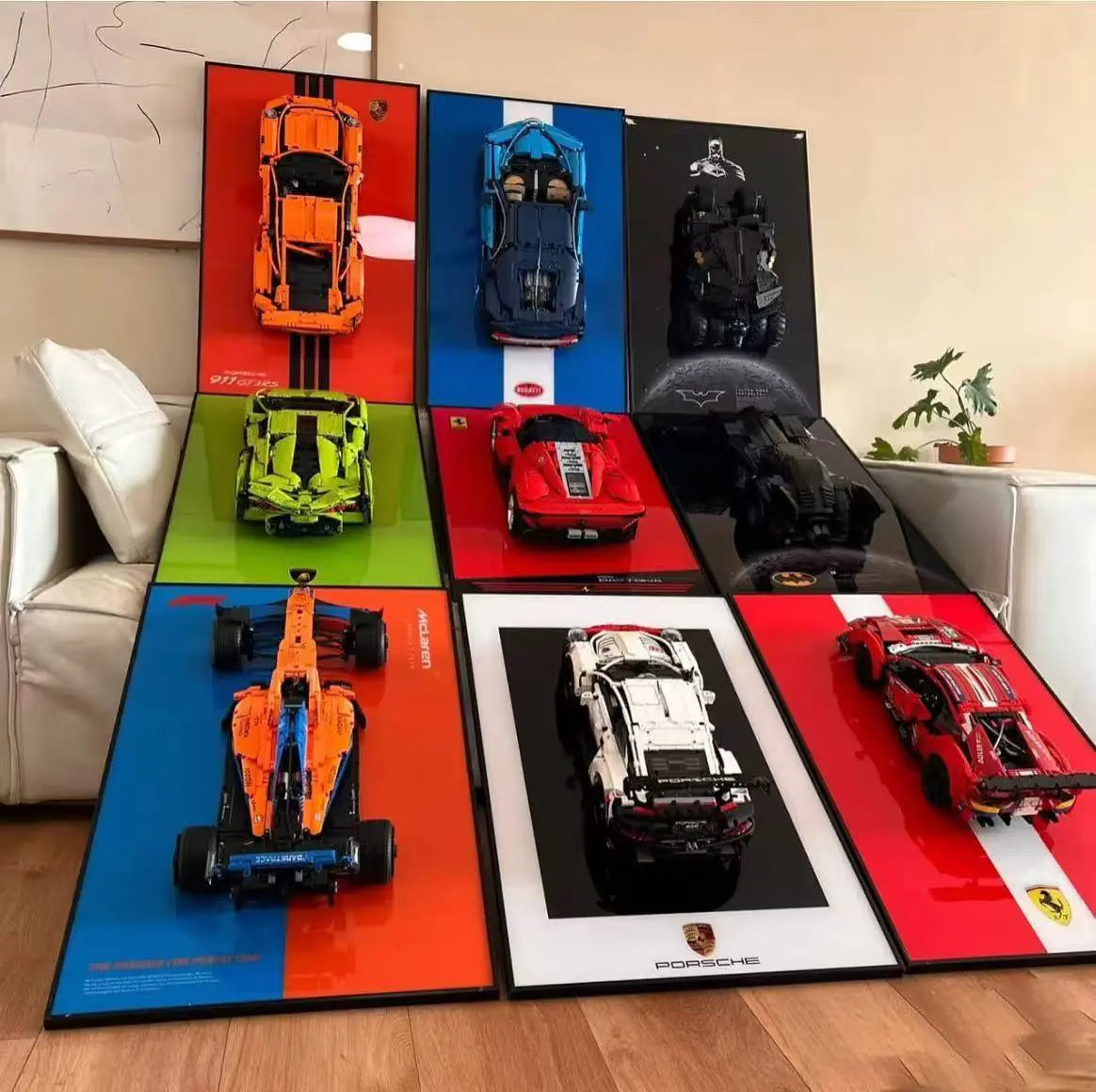 Display Your Beloved LEGO Car Models: How the Wall-Mounted Display Fra
