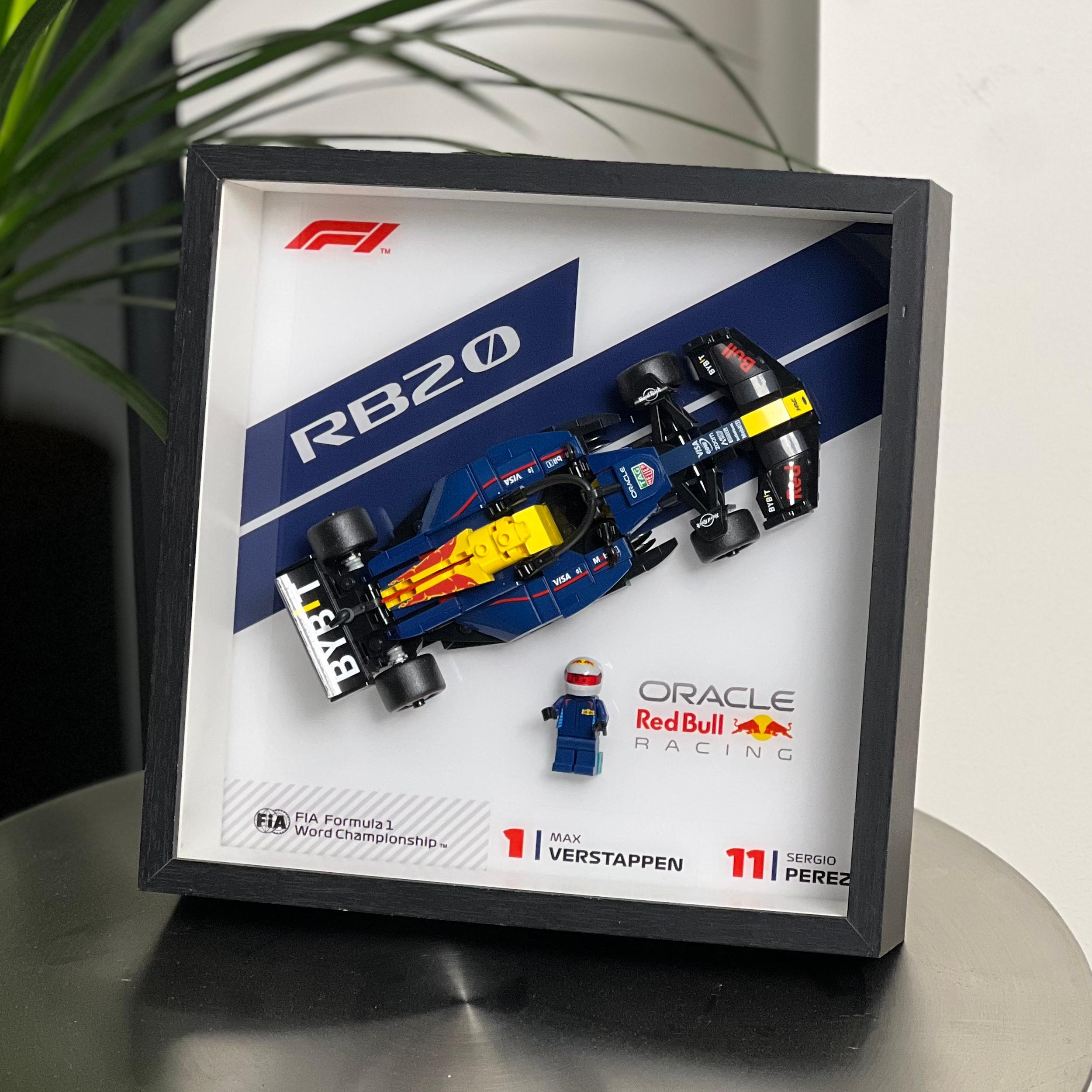 LEGO F1 Display Case for Speed Champions 2025 Red Bull Racing RB20 (77 ...