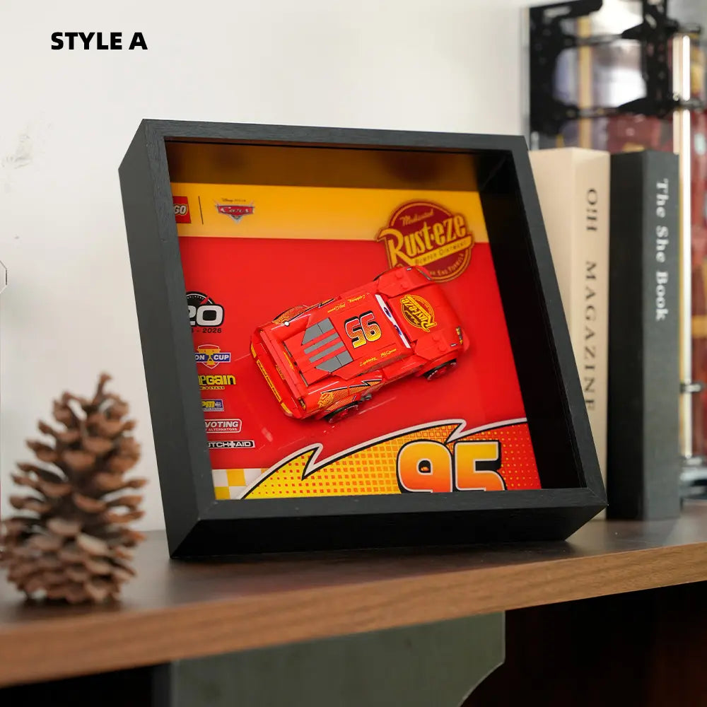 LEGO Display Case for Lightning McQueen (77255): A Brick-Built Homage ...