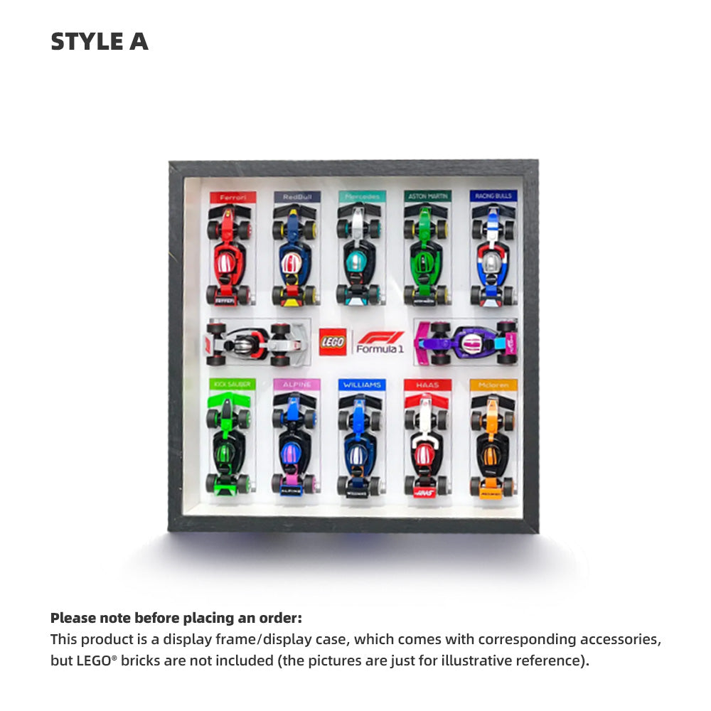 LEGO F1 Display Case for Race Cars 71049 – Dia Display Studio